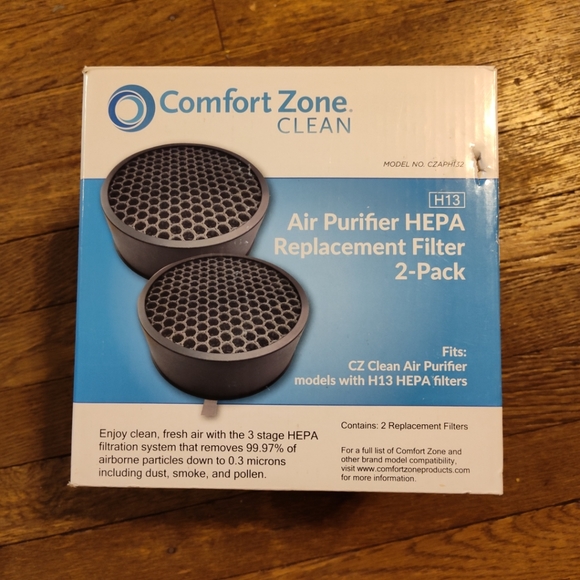 Comfort Zone | Other | Comfort Zone Clean Air Purifier Hepa Filter ...
